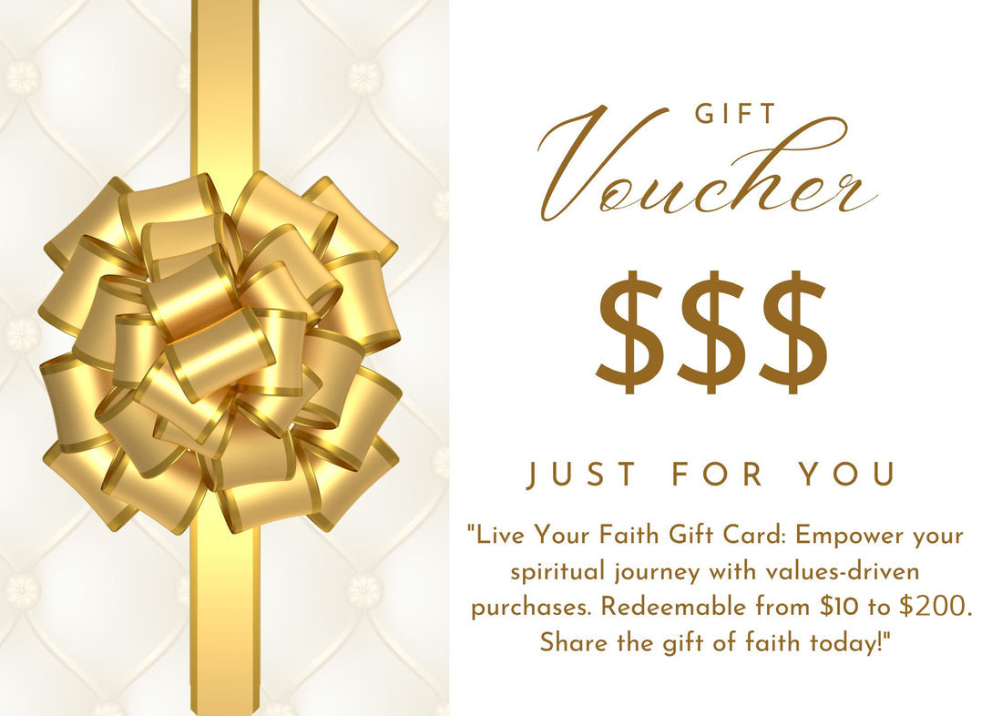 Live your faith gift card – Live Your Faith Catholic